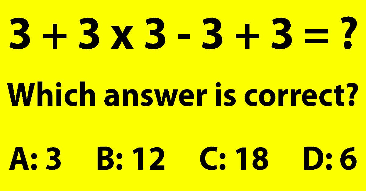 Many People Get It Wrong Can You Solve This Tricky Math Problem 